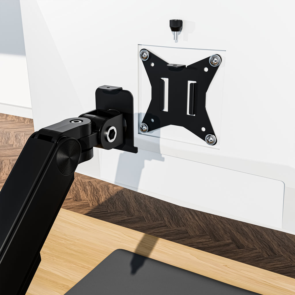 Adjustable Spring Monitor Stand | Single Screen (Clamp & Grommet Mount ...