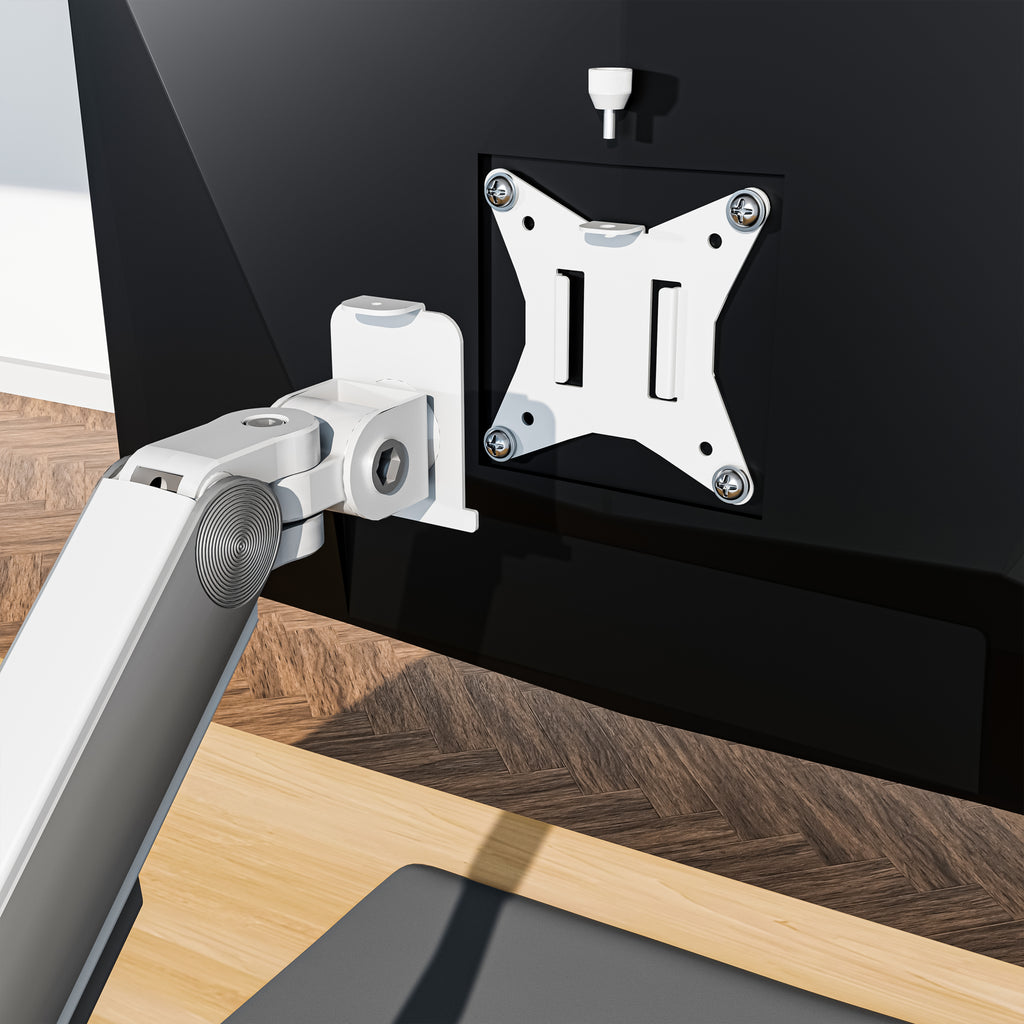 Adjustable Spring Monitor Stand | Single Screen (Clamp & Grommet Mount ...