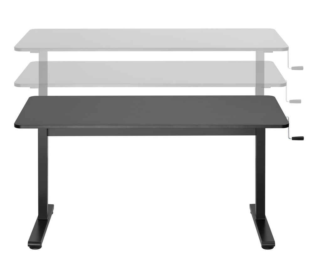 Manual | Height-Adjustable Standing Desk (2 Stage) with Table-Top | M3 ...