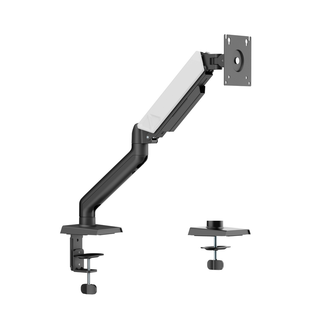 Adjustable Spring Monitor Stand | Single Screen (Clamp & Grommet Mount ...