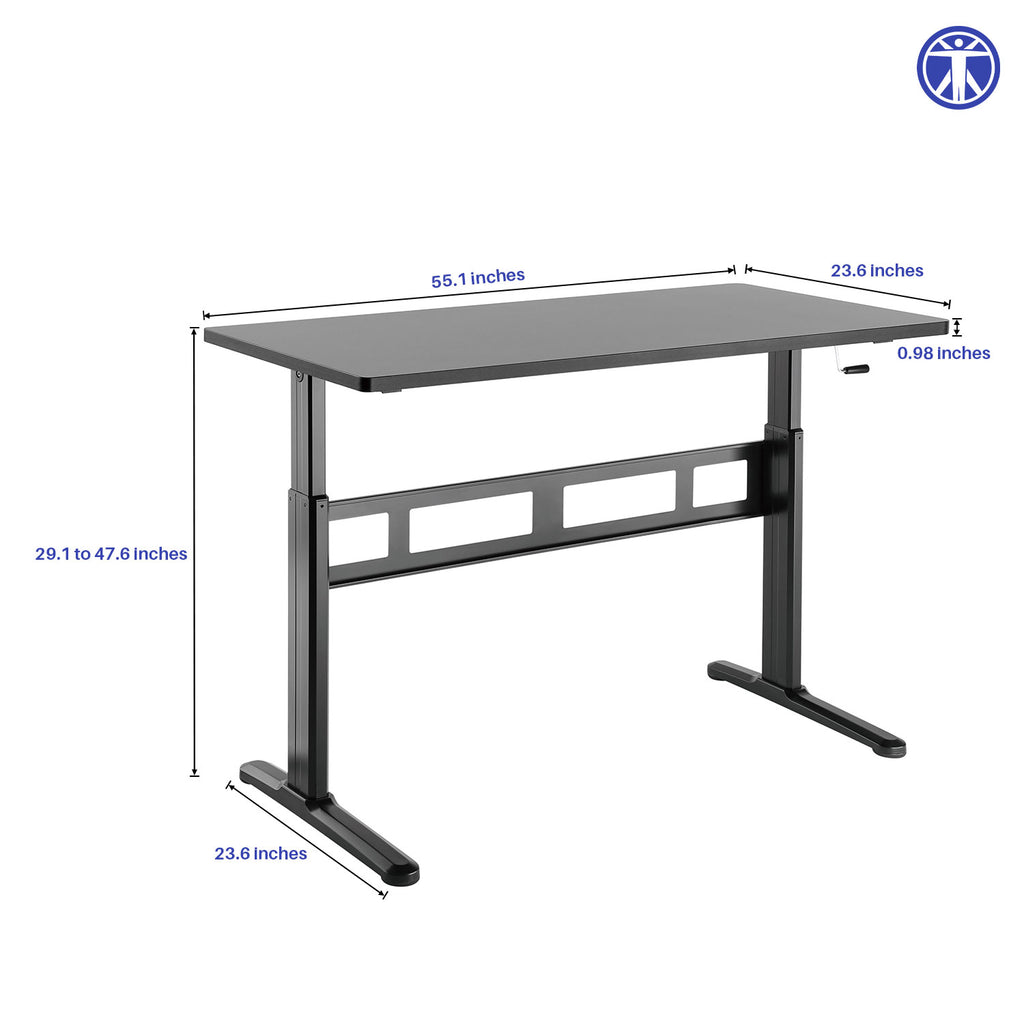 Manual | Premium Height-Adjustable Standing Desk (2 Stage) with Table ...